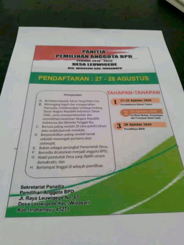 Dugaan Konspirasi Pemilihan BPD Leuwigede | demokratis