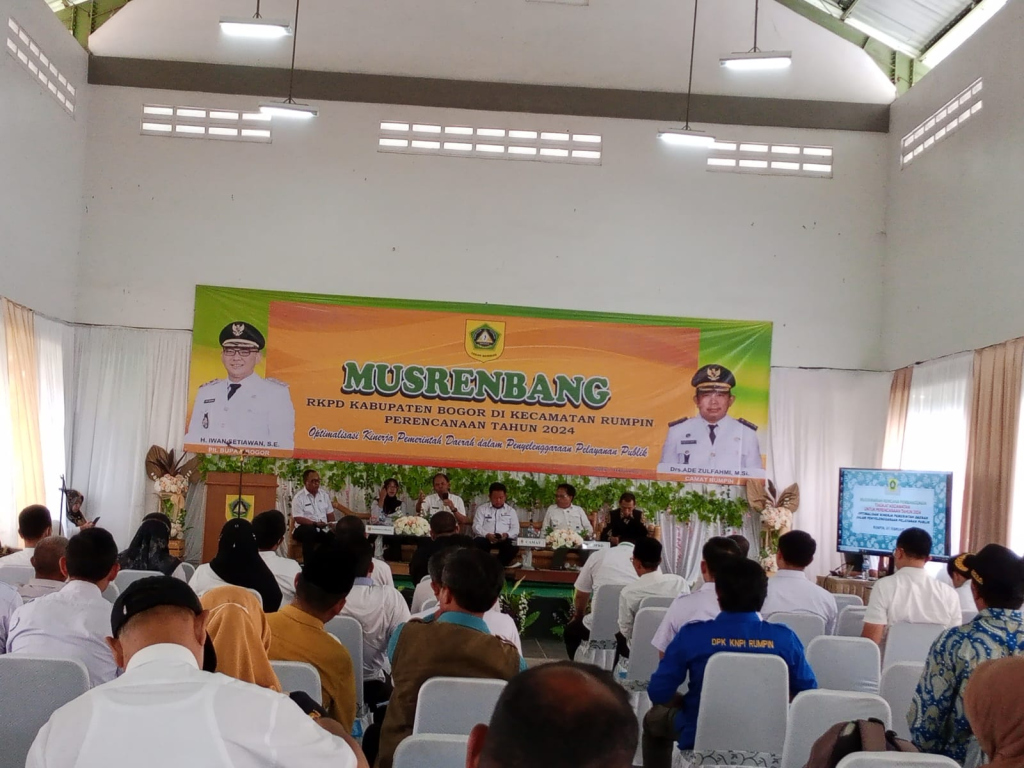 Musrembang Kecamatan Rumpin Kabupaten Bogor Tahun 2023-2024 Skala ...